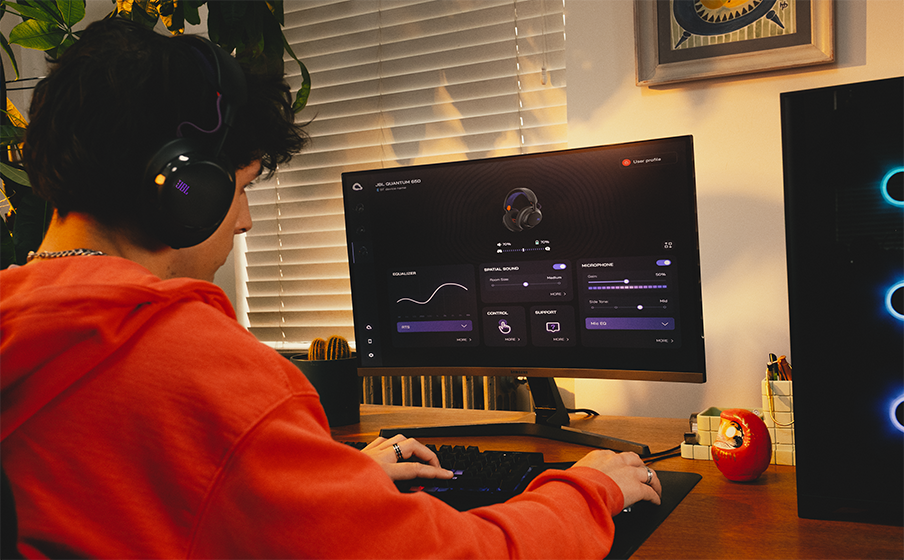 JBL Quantum 650 | Fone de ouvido sem fio para jogos multiplataforma