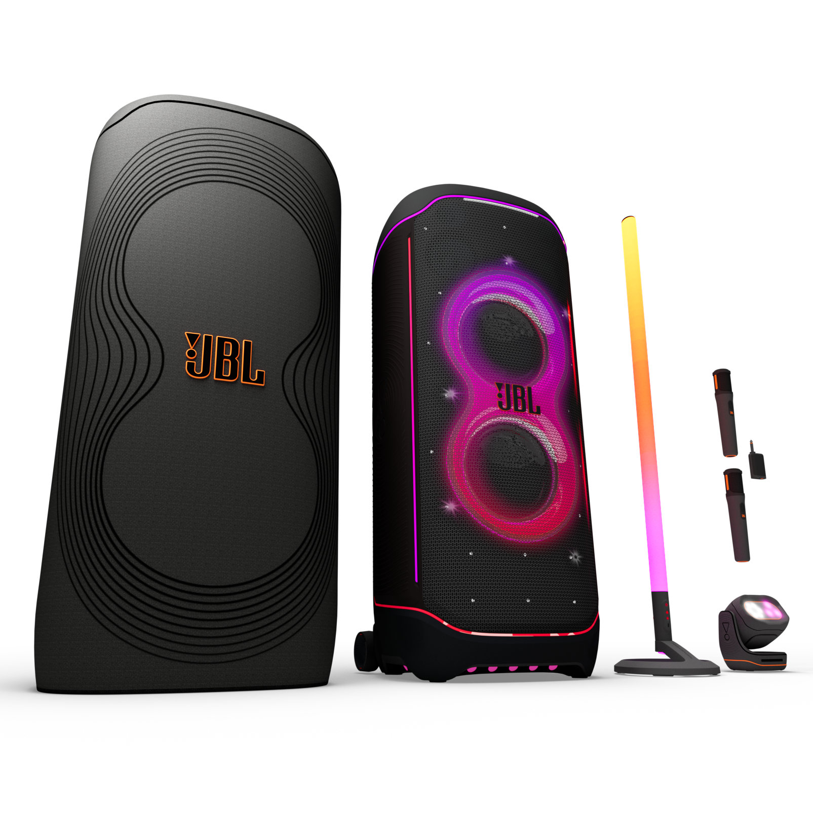 Combo JBL Ultimate: Festa Completa com Som, Luzes e Capa