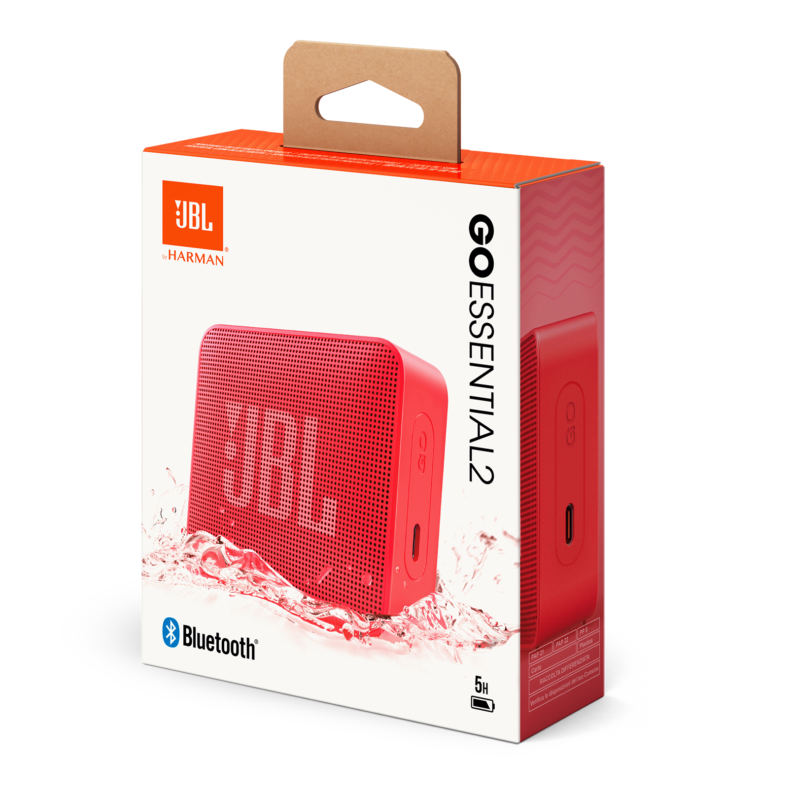 JBL Go Essential 2 | Caixa de som portátil à prova d’água