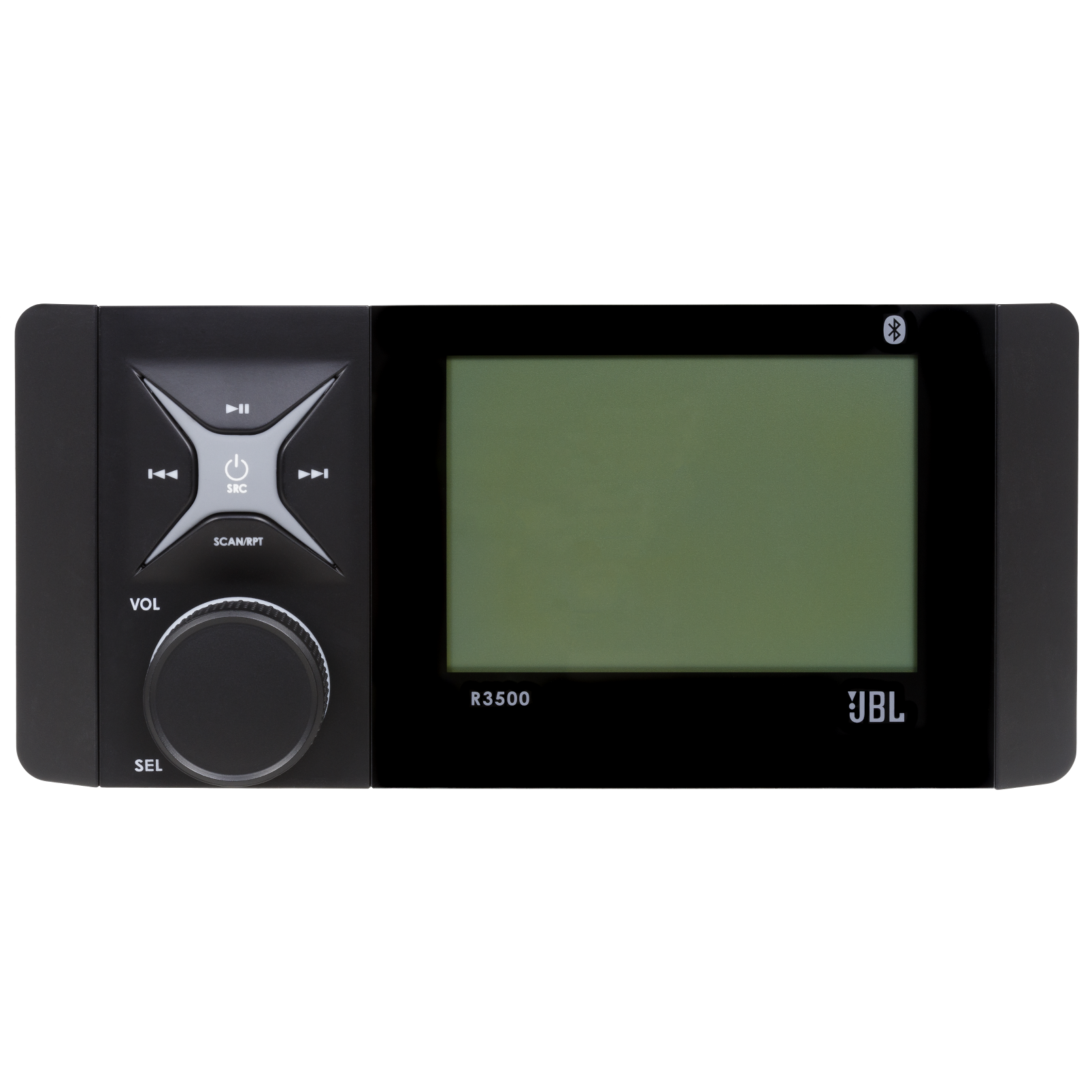 JBL — R3500 | Headunit com tela de 4'' para fácil visualização em alto ...
