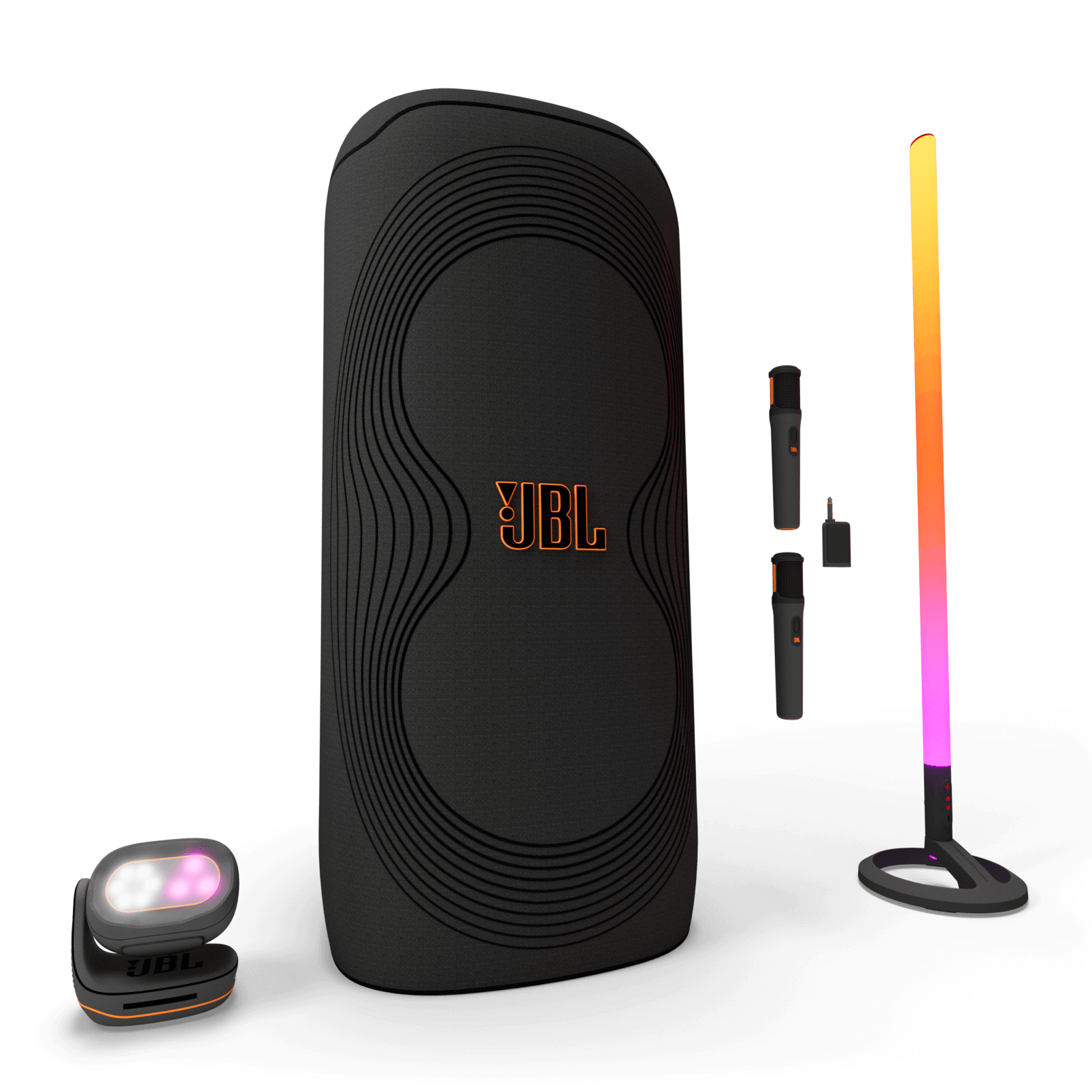 Combo JBL: Mic + Luzes e Capa Para Uma Festa Completa!