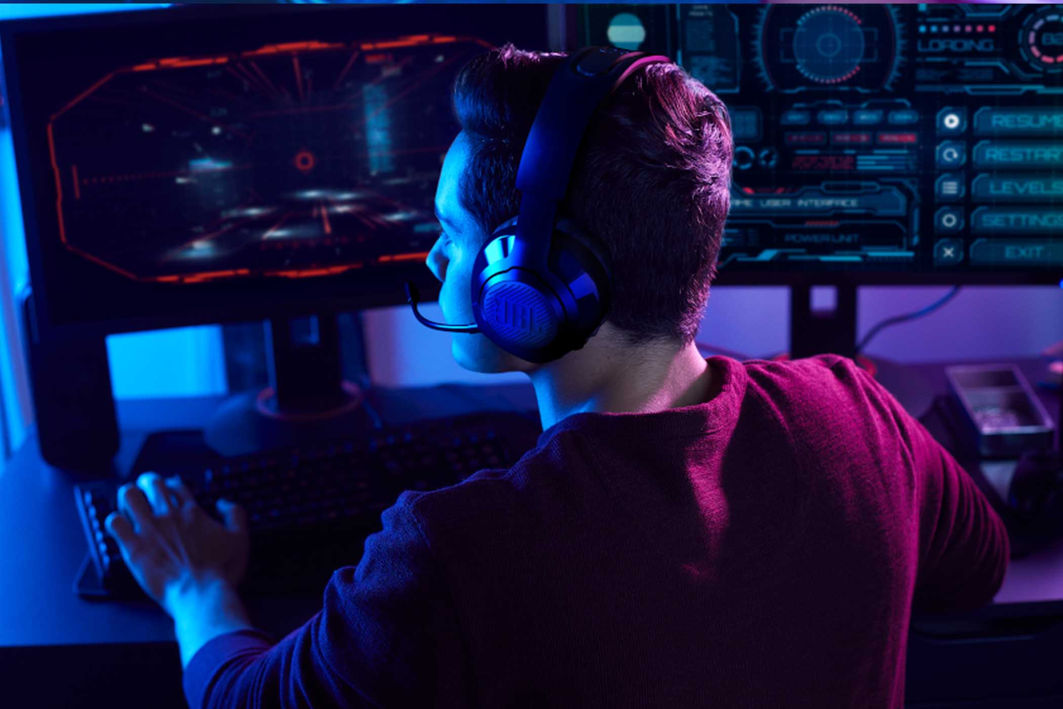 JBL Quantum 350 Wireless | Fone gamer com Frete Grátis