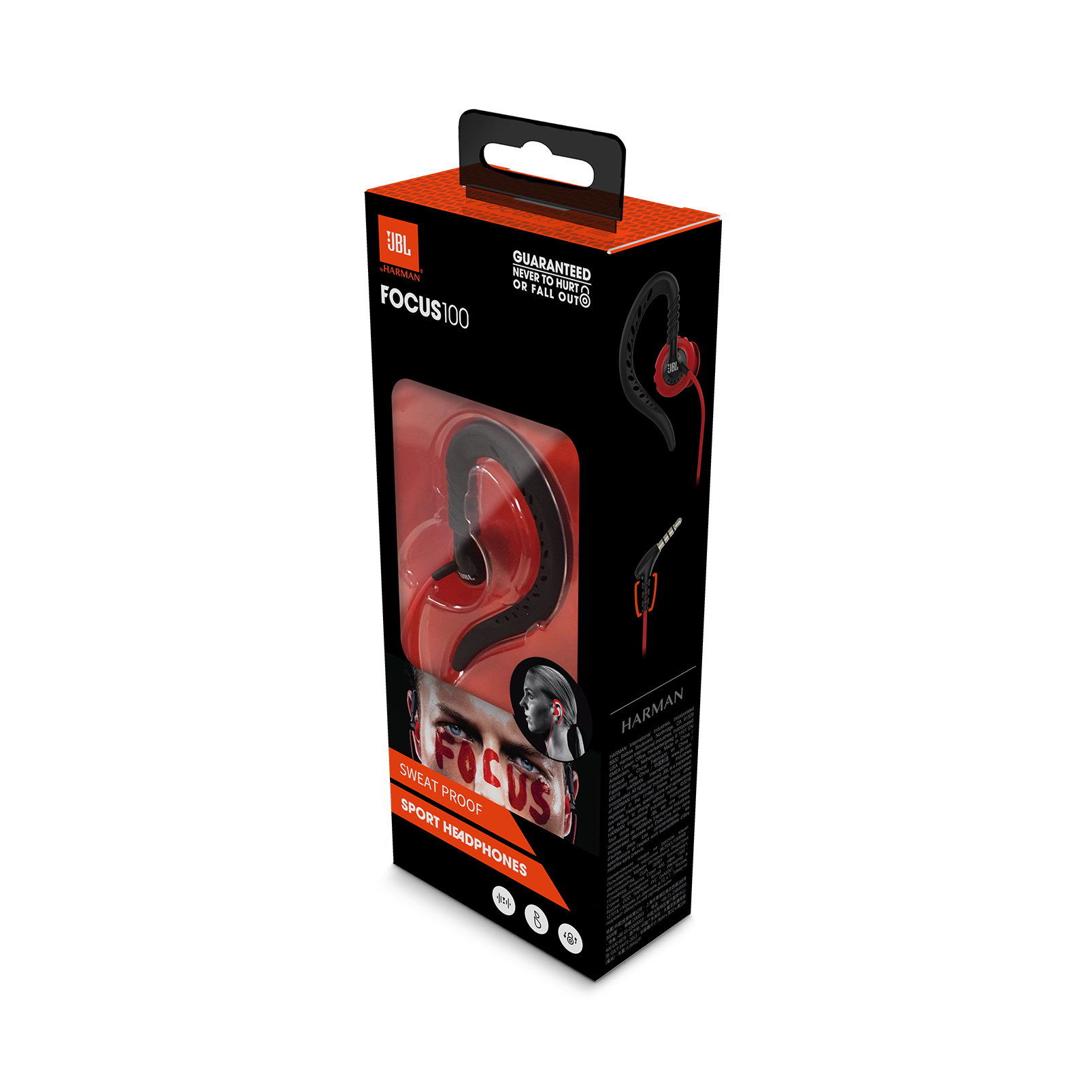 JBL Focus 100 | Fones de ouvido esportivos para usar atrás da orelha ...