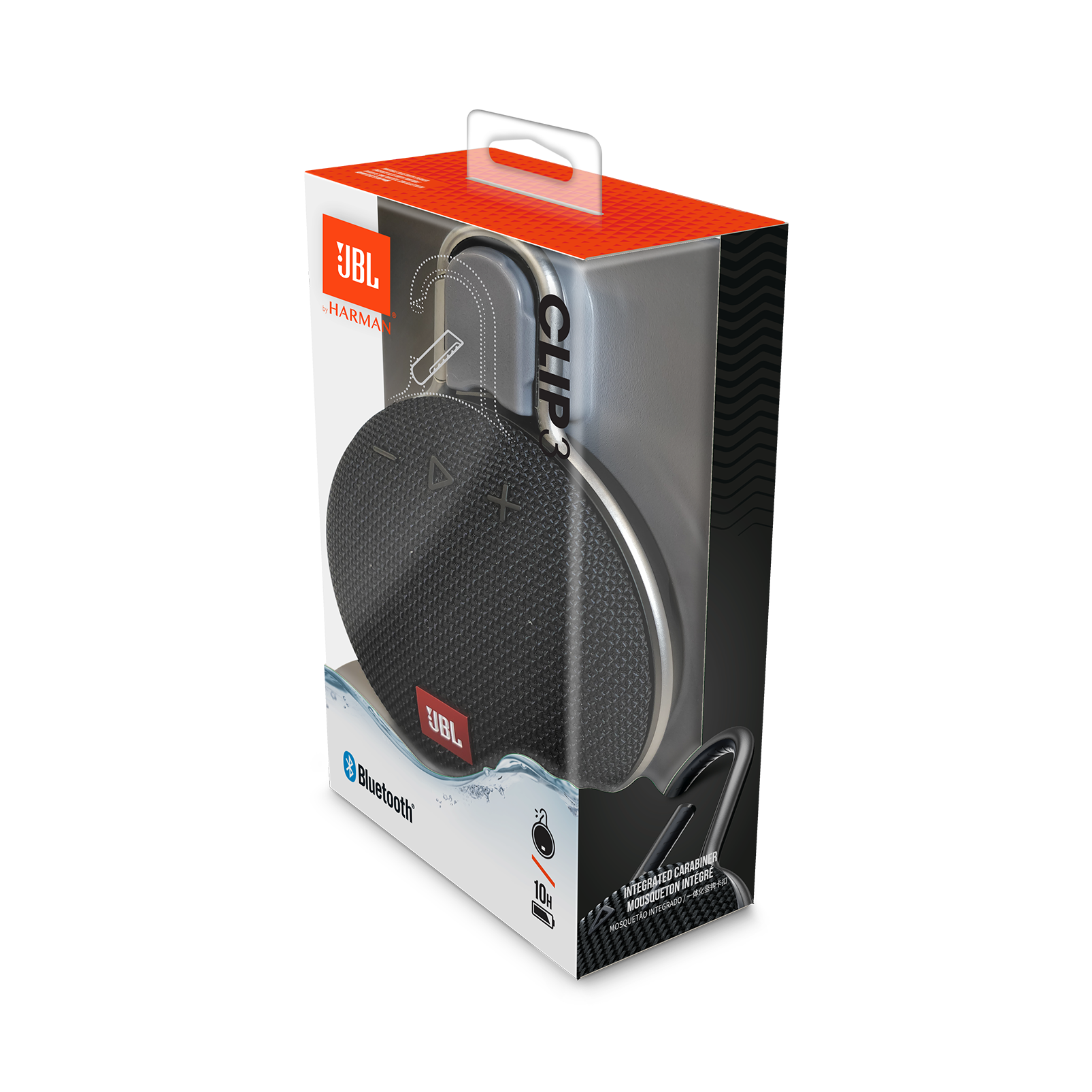 JBL CLIP 3 | Caixa de som portátil com Bluetooth®